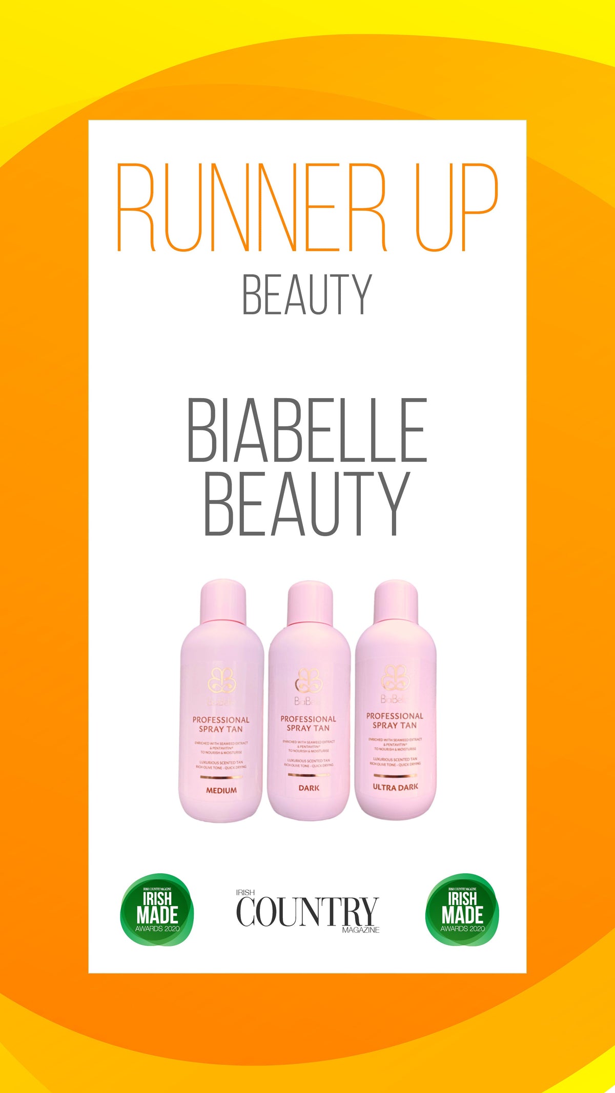 BiaBelle Hydrating Tan - Dark | BiaBelle Beauty