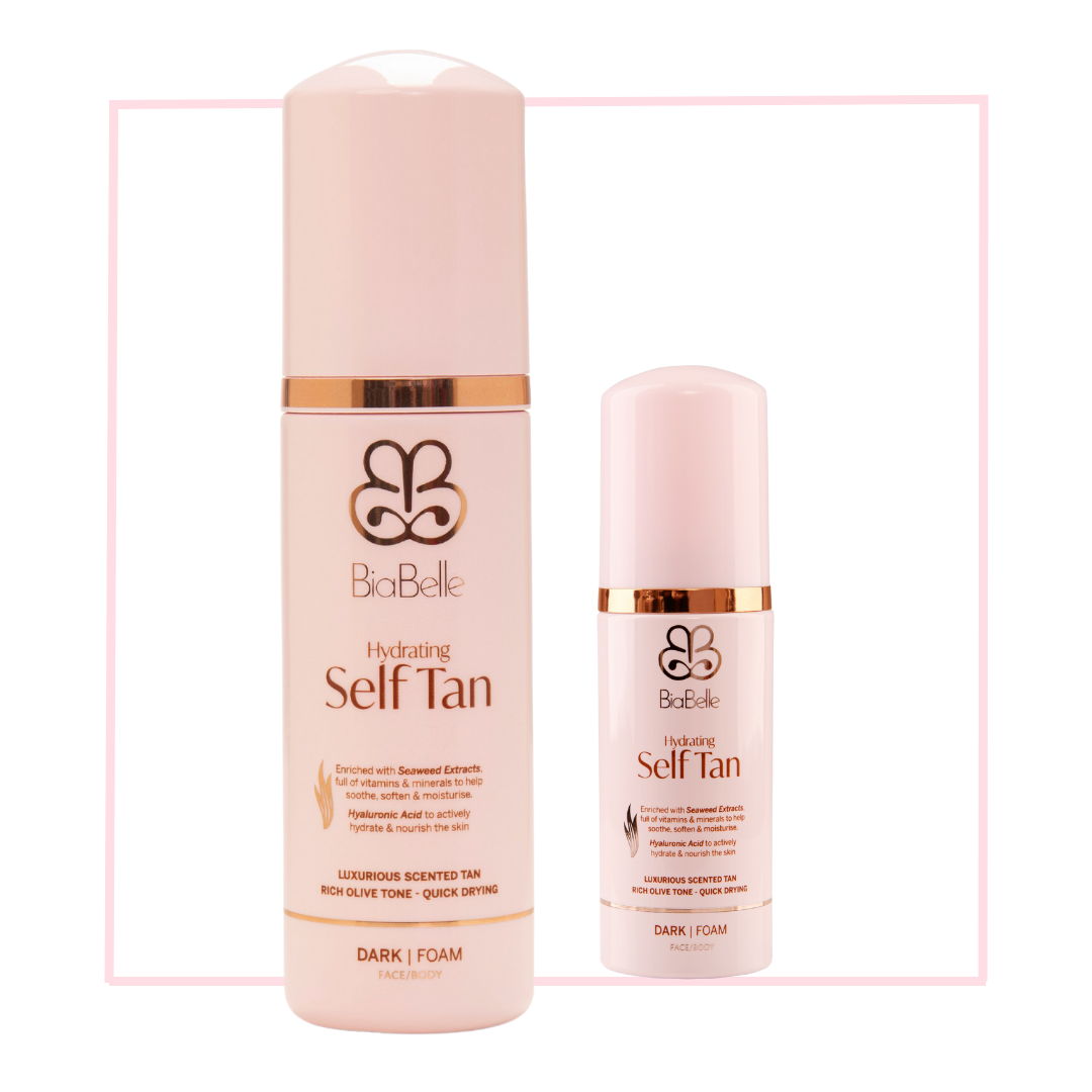 BiaBelle Full Size & Mini Foam Tan | BiaBelle Beauty